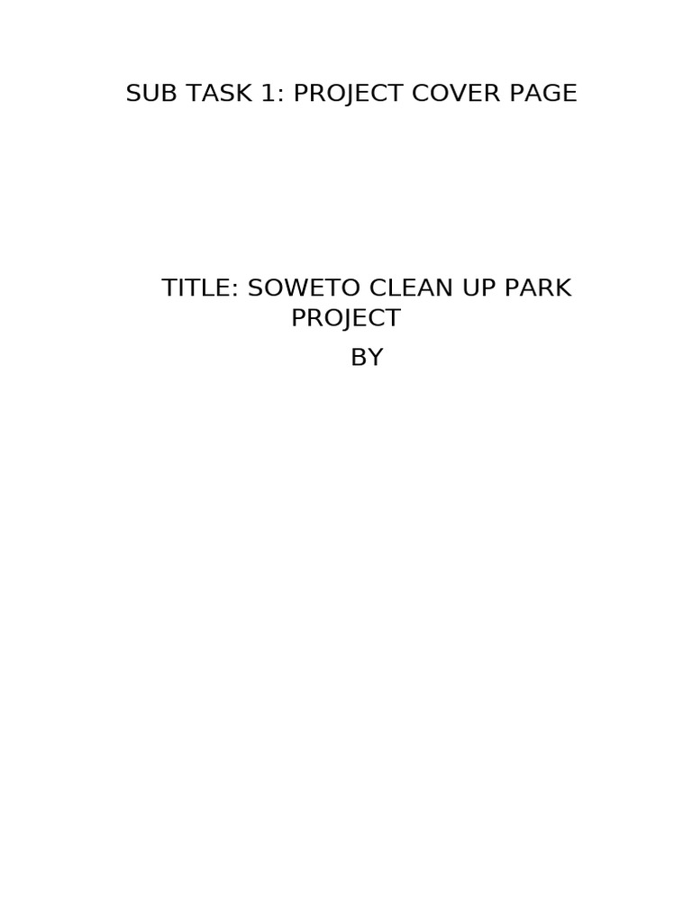 Sub Task 1 PM | PDF