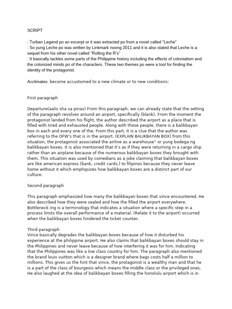 SCRIPT | PDF