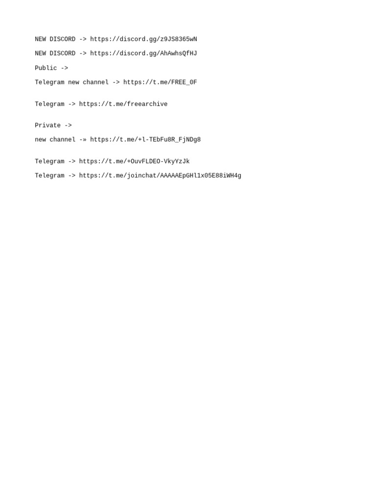 Discord Telegram | PDF