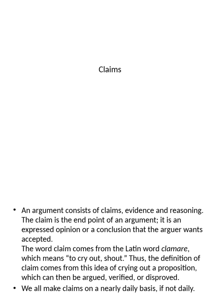 Claims | PDF