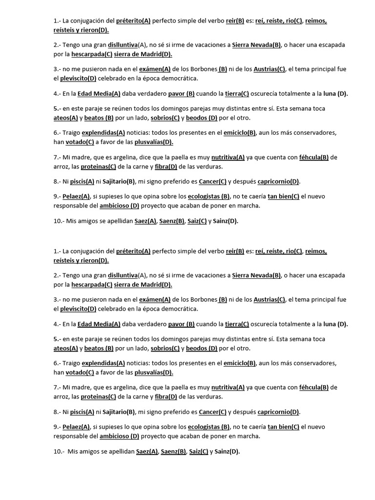 Ortografia Semana Del 2 Al 6 de Octubre | PDF