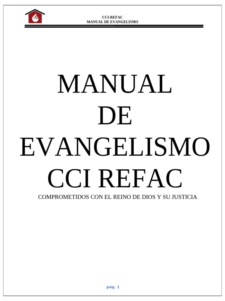 Manual de Evangelismo Cci | PDF