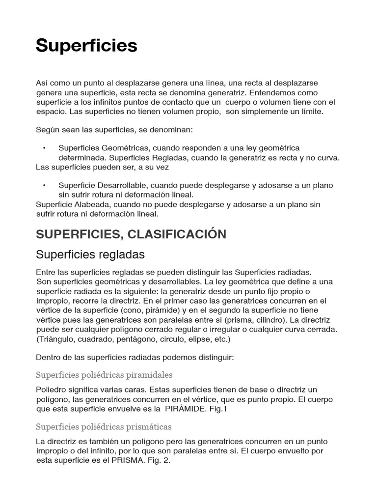 Superficies | PDF