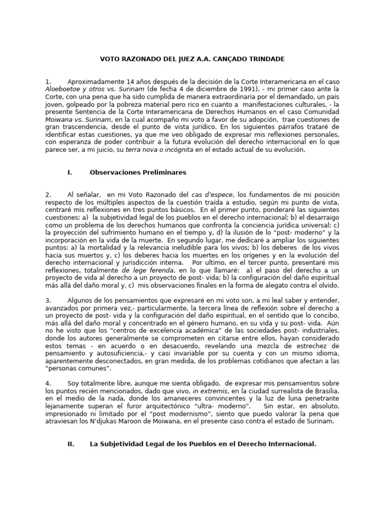 VSC Cancado 124 Esp | PDF | Refugiado | Derecho