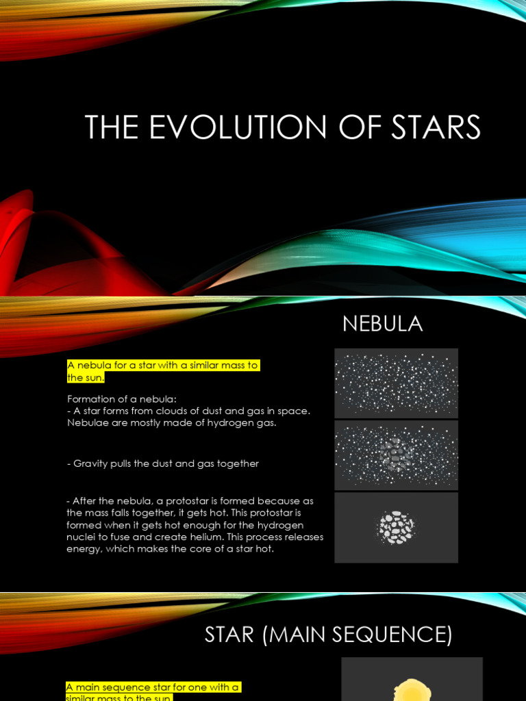 Evolution of Stars | PDF | Stars | Sun