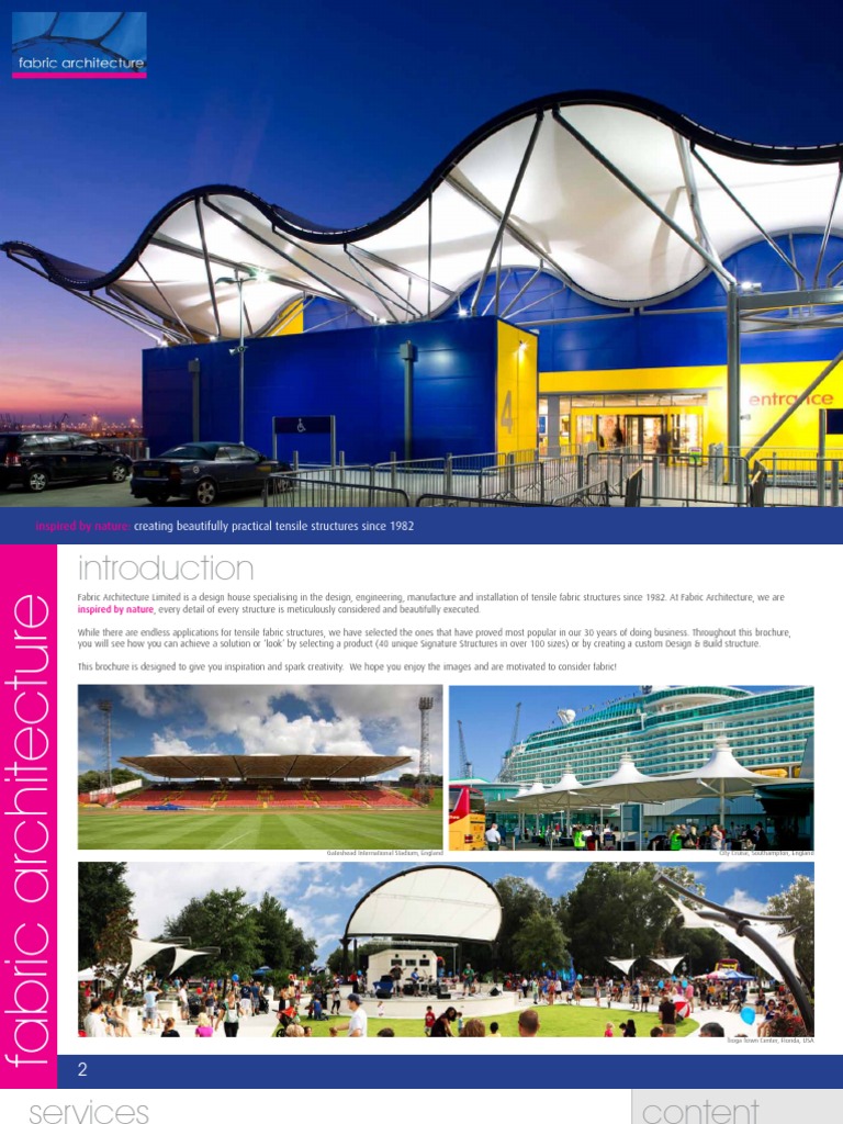 Applications For Tensile Fabric Structures Email | PDF | United Kingdom