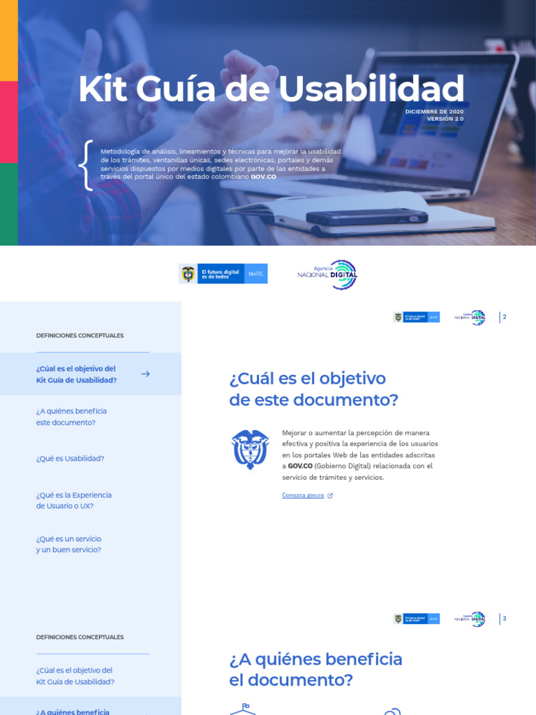Kit Guia Usabilidad GD Dic 2020 V 2 0 | PDF
