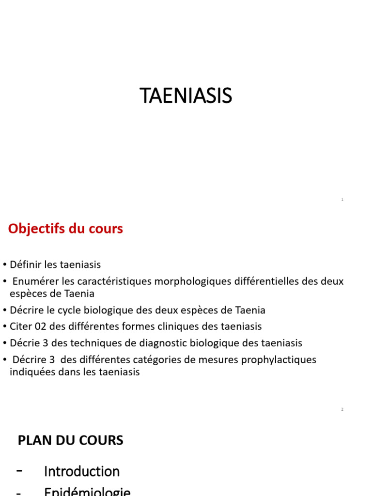Taeniasis: Epidemiology and Treatment | PDF | Microbiology | Cooking ...