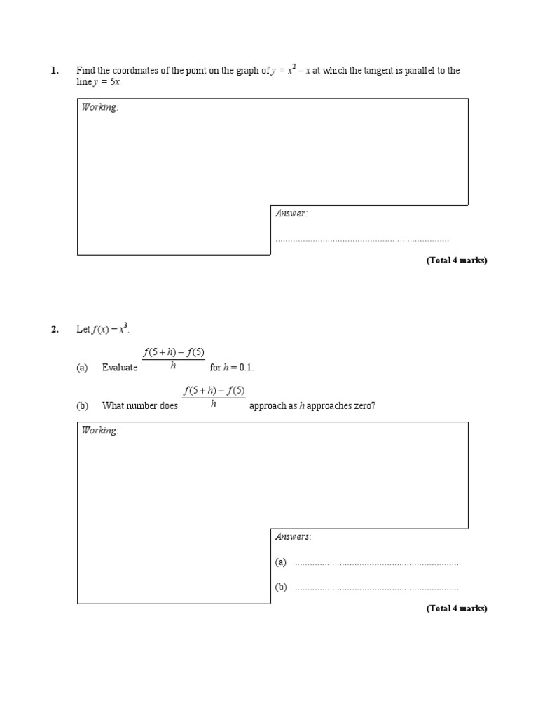 Calculus Problems and Solutions Guide | PDF