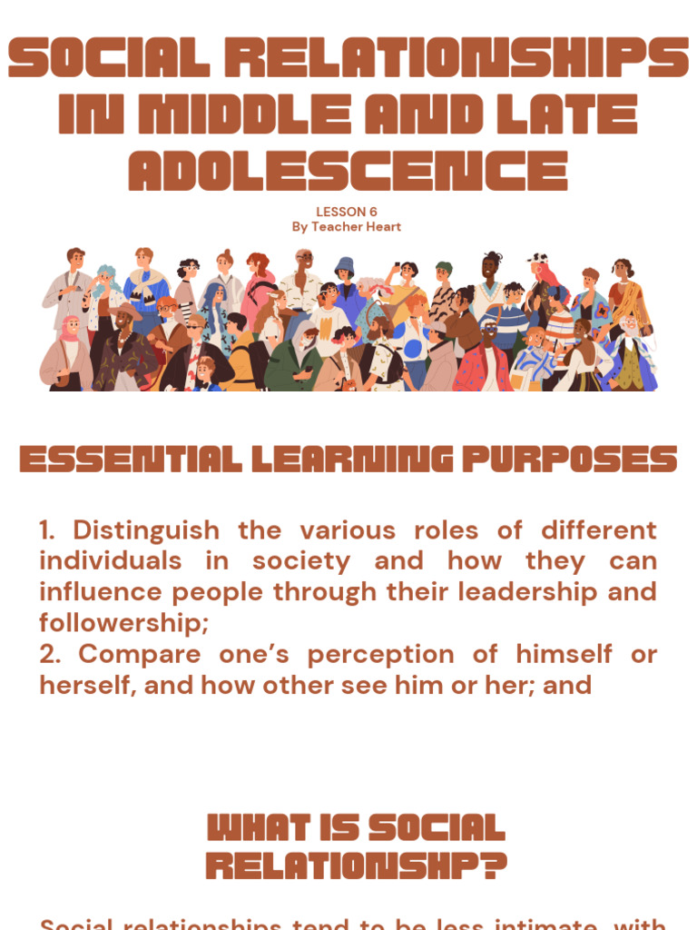 Social Relationships | PDF