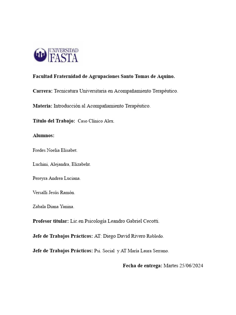 Estructura Alex-2 | PDF