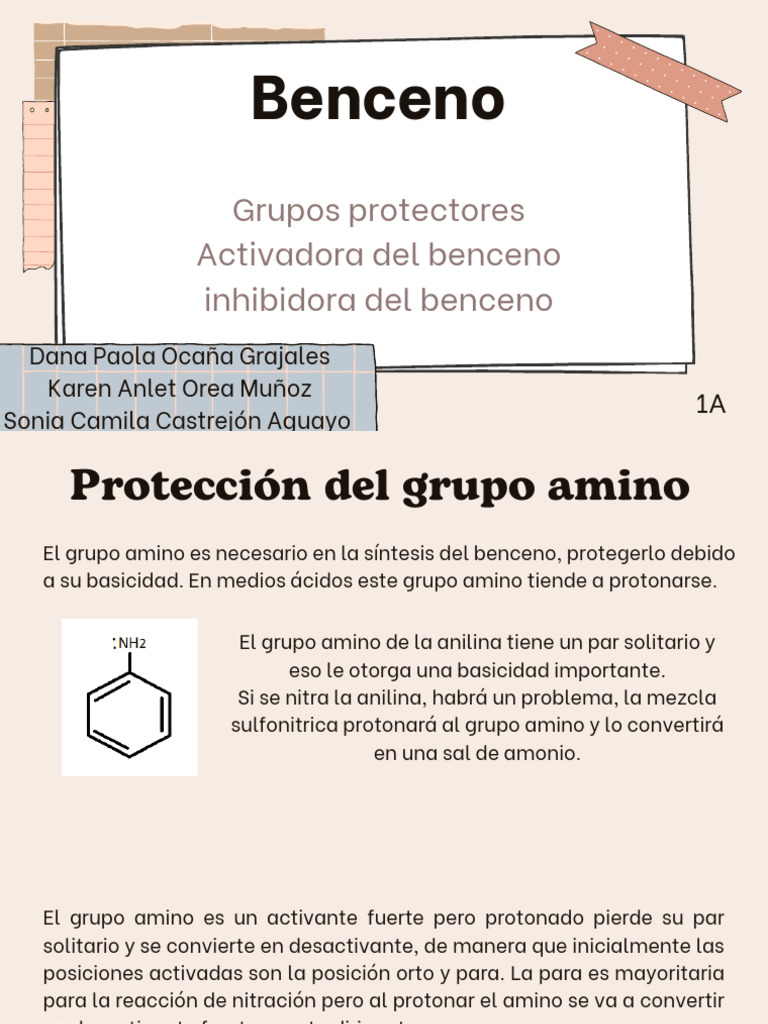 Benceno - Español | PDF