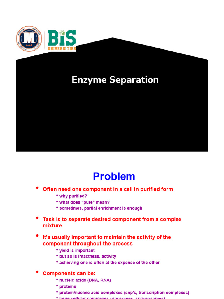 Enzyme Purification | PDF