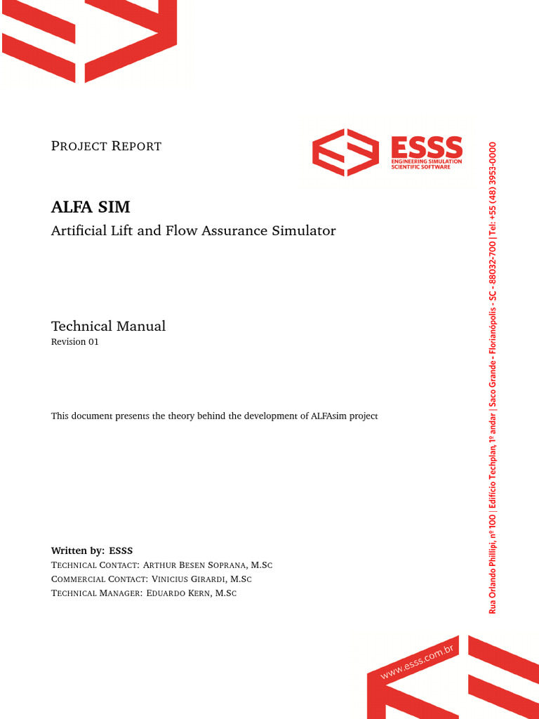 ALFAsim Technical Manual | PDF