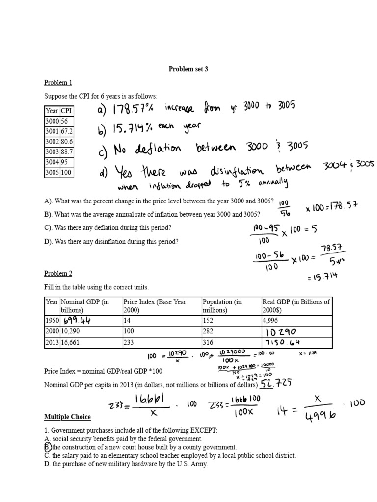 Problem Set 3 | PDF
