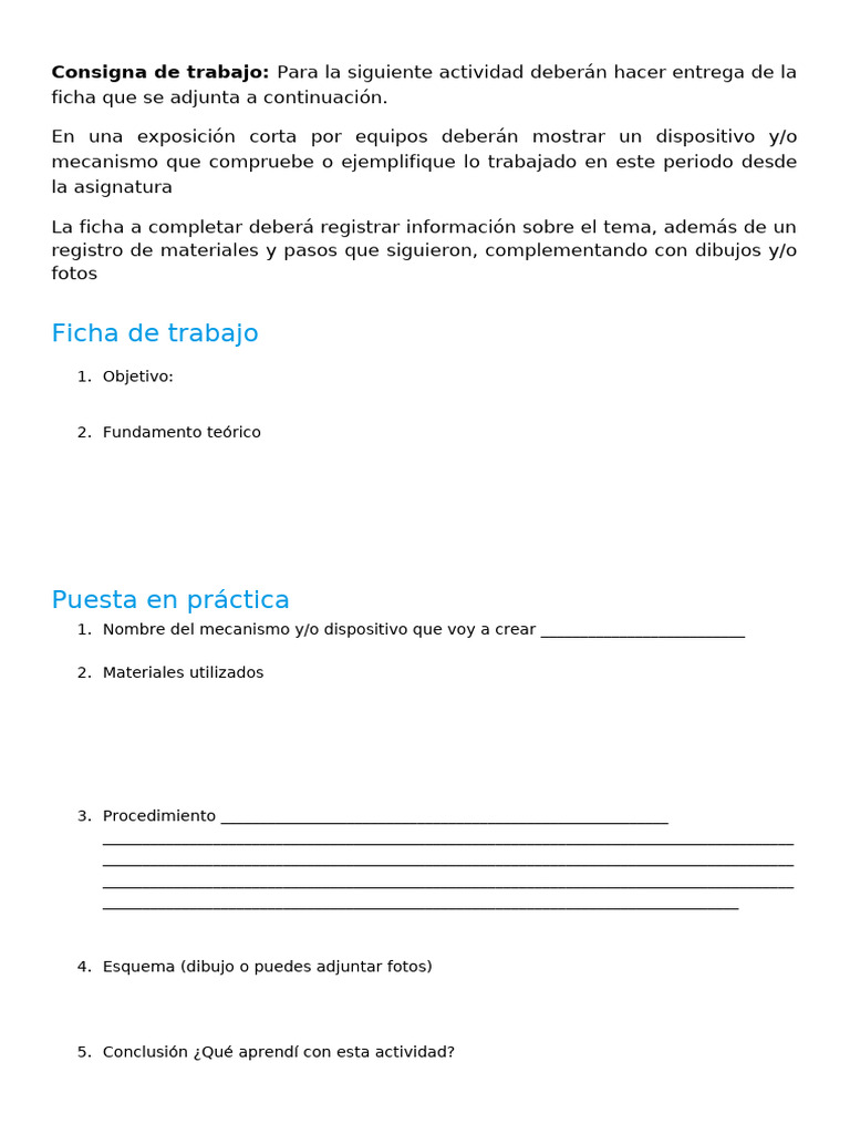 ficha_1 | PDF
