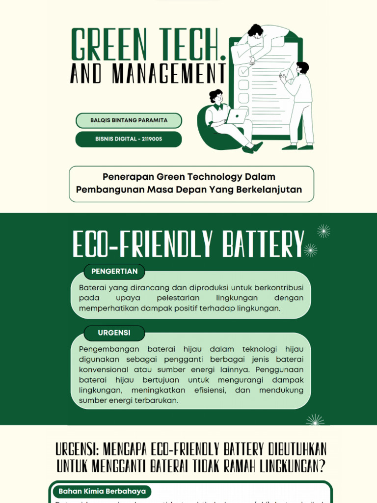 Penerapan Green Technology | PDF