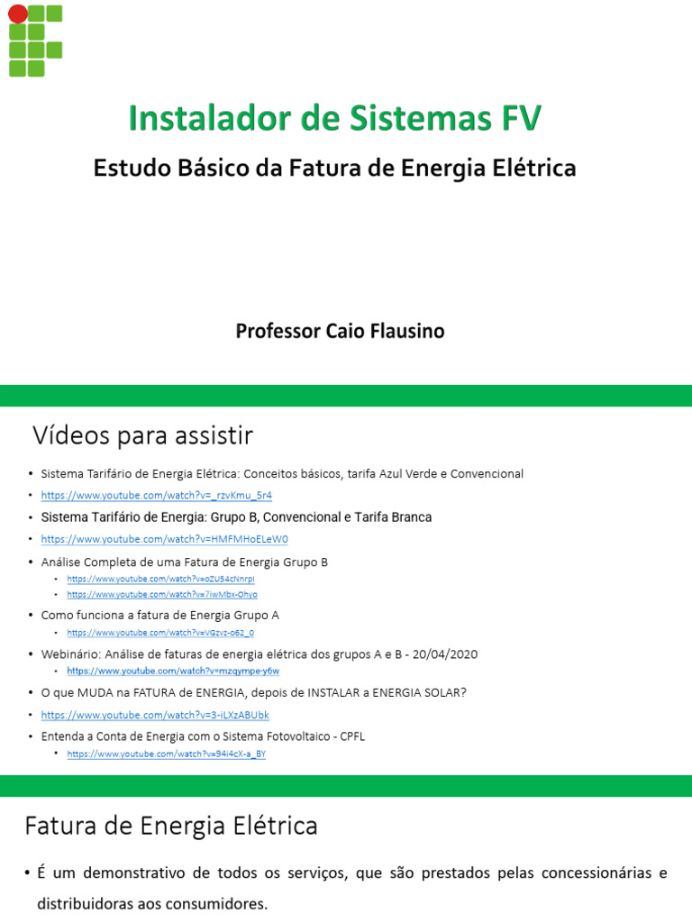 7 - Módulo Extra - Estudo de Fatura R2 | PDF