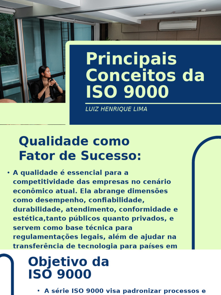 Apresentação Do ISO 9000 | PDF
