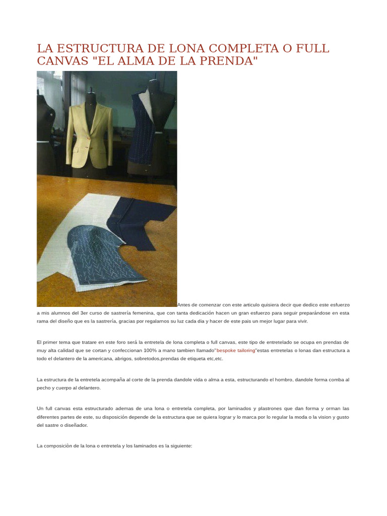 La Estructura de Lona | PDF