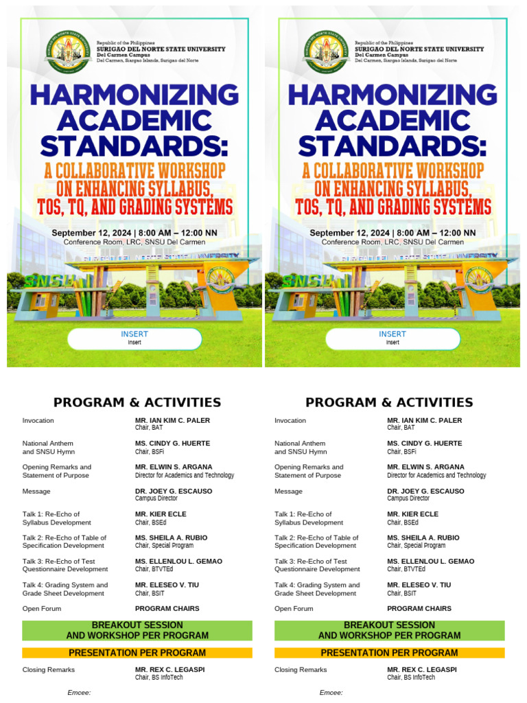 Harmonizing Program | PDF Harmonizing Program | PDF