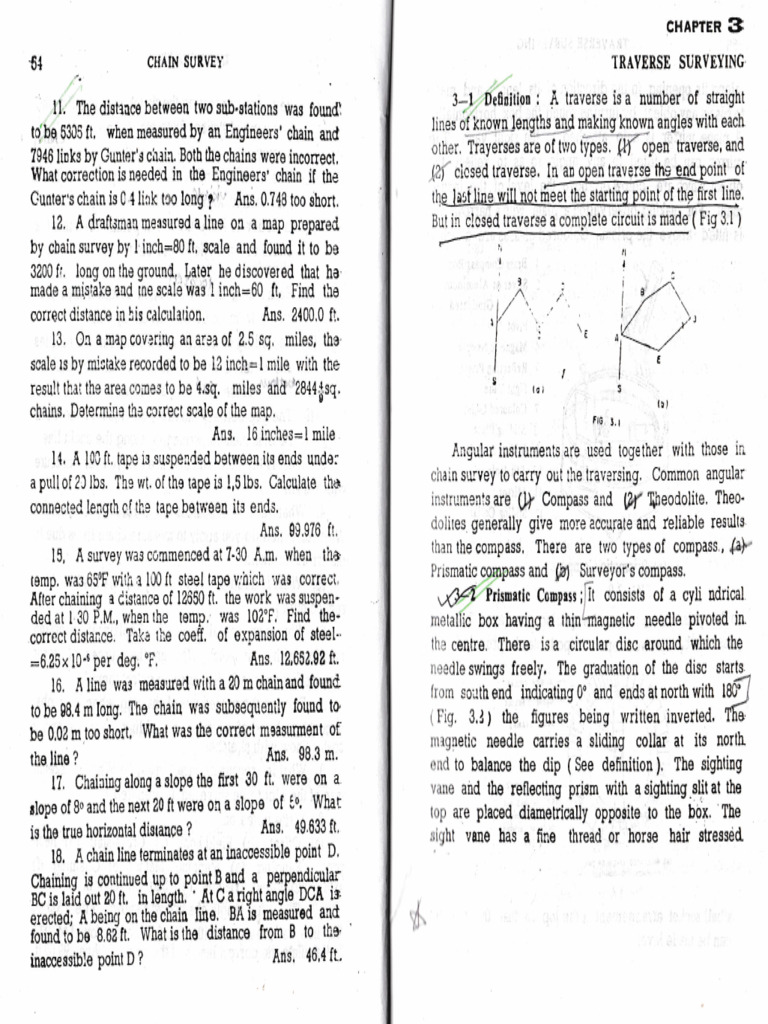 3 Traverse Surveying | PDF