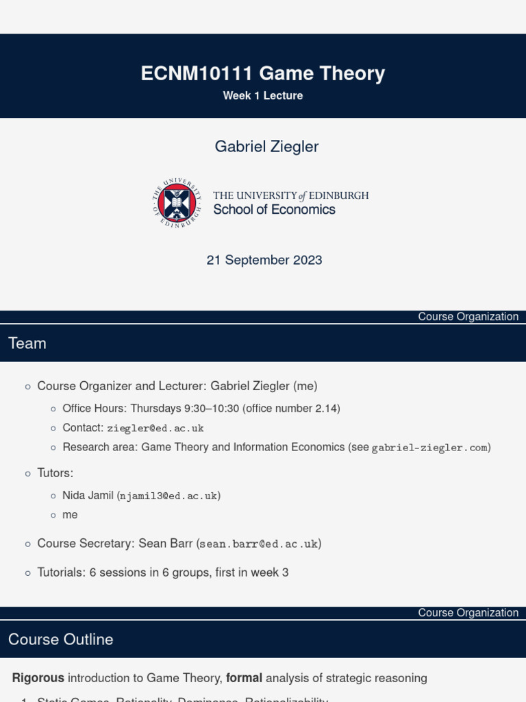 1 - Introduction - Compressed | PDF | Game Theory | Mathematics