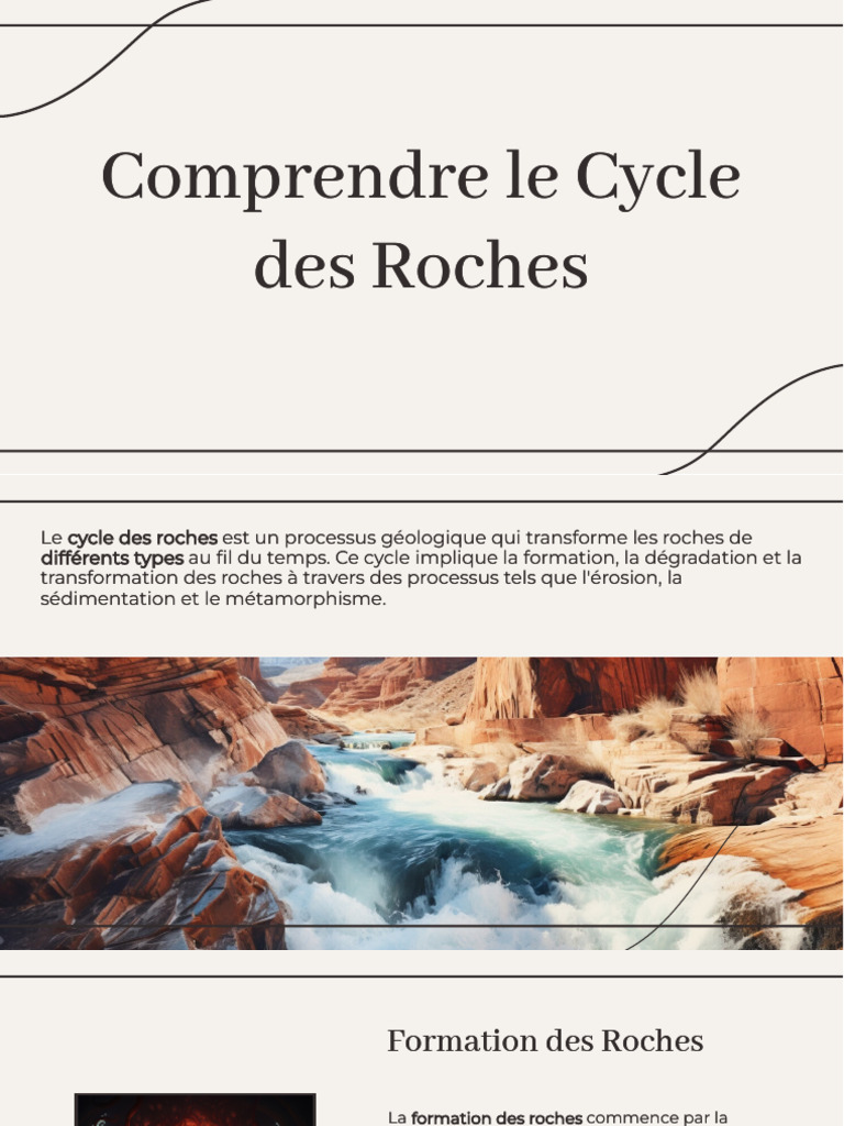Slidesgo Comprendre Le Cycle Des Roches 20240517201545IZSm | PDF
