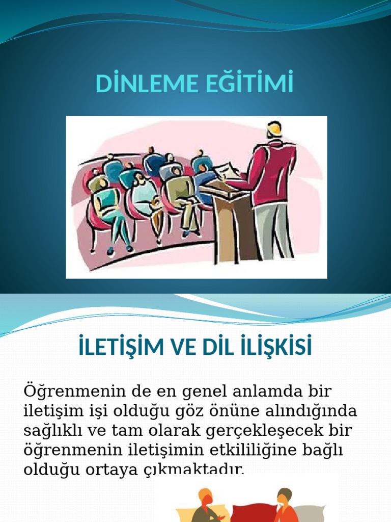 DİNLEME EĞİTİMİ | PDF