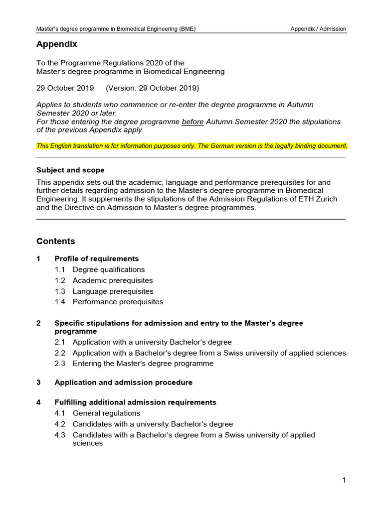 MSc-Biomedical-Engineering-Appendix | PDF