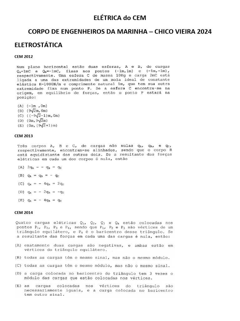 ELÉTRICA do CEM 2024 (1) | PDF