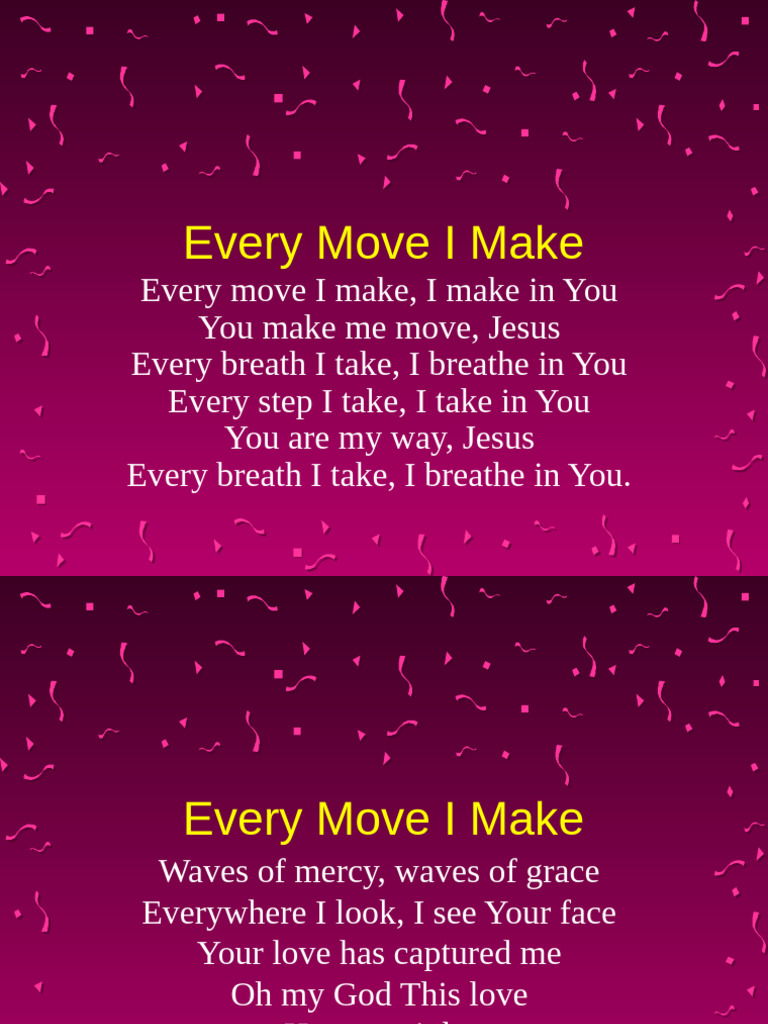 Every Move I Make | PDF
