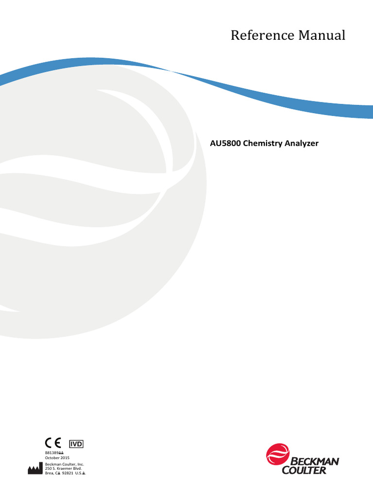 AU5800 Reference Manual | PDF