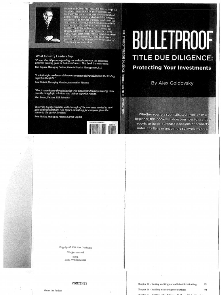 Book - BULLETPROOF | PDF