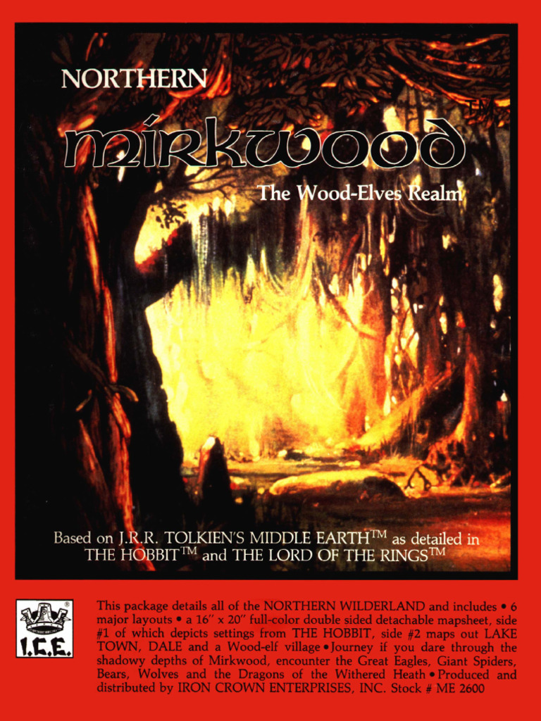 MERP - Realm - Northern Mirkwood (1983) | PDF