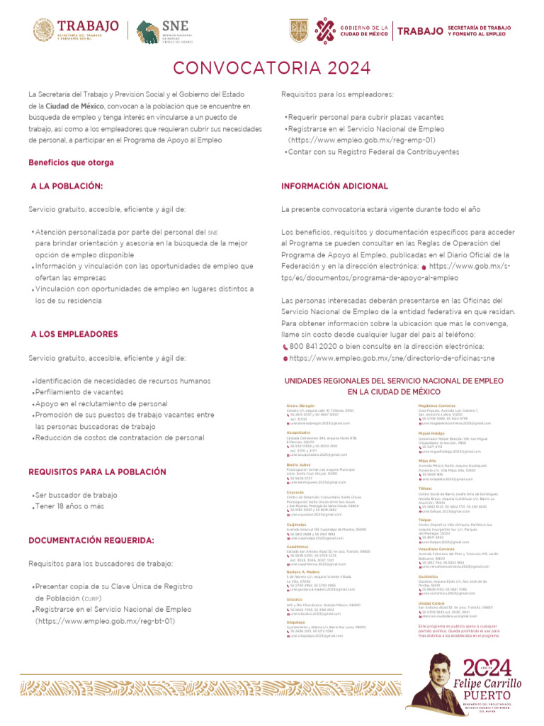 Convocatoria PAE 2024 | PDF