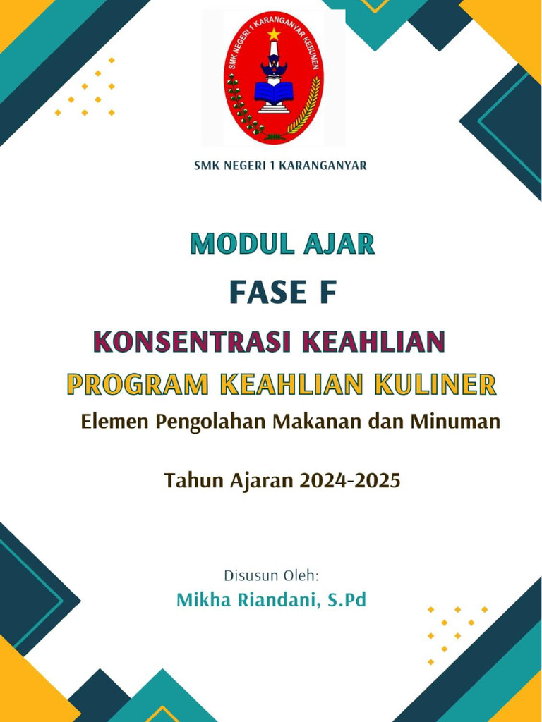Modul Ajar Konsentrasi Keahlian | PDF | Karier & Perkembangan