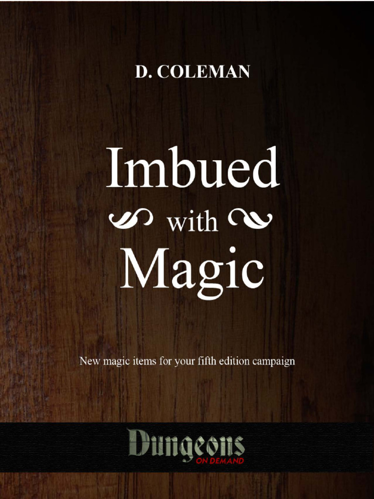 Imbued With Magic | PDF