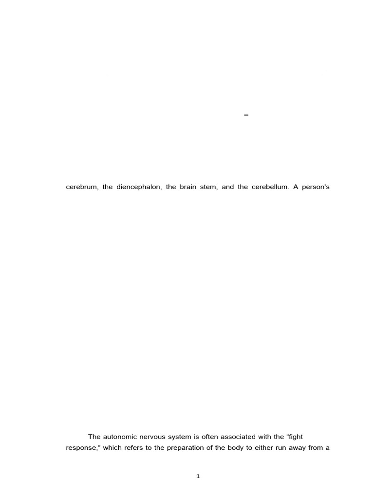 Module 8.2 The Nervous System Part 2 | PDF