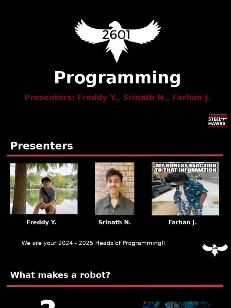 Programming Interest Meeting Slides | PDF