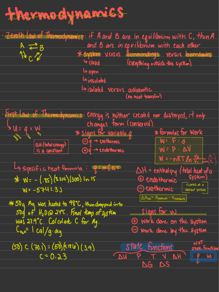 p chem notes 3 | PDF