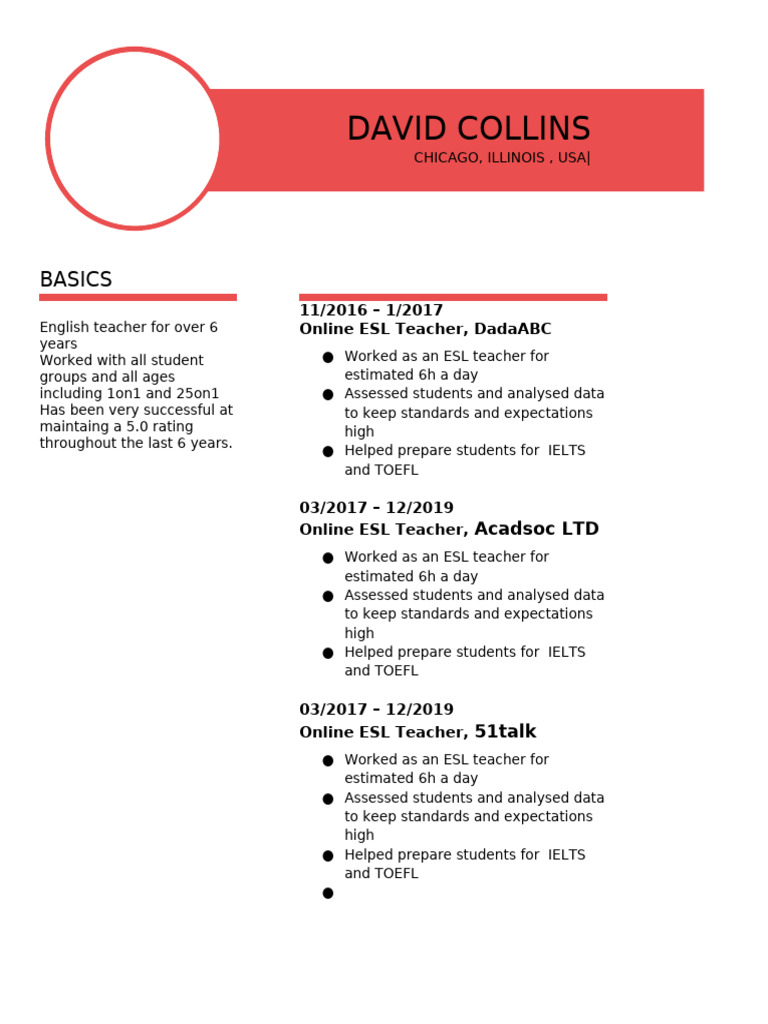 David Collins CV | PDF