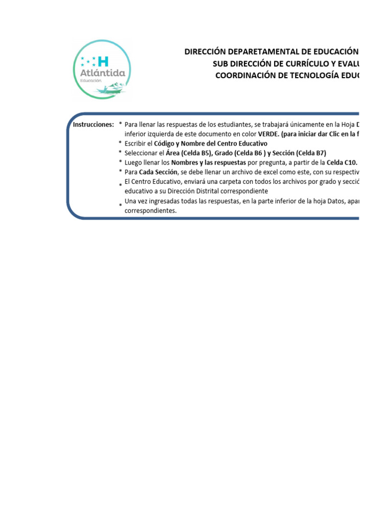 Comparto 'Formato Tabulacion-Pruebas-Diagnosticas-Espanol-y-Matematicas ...
