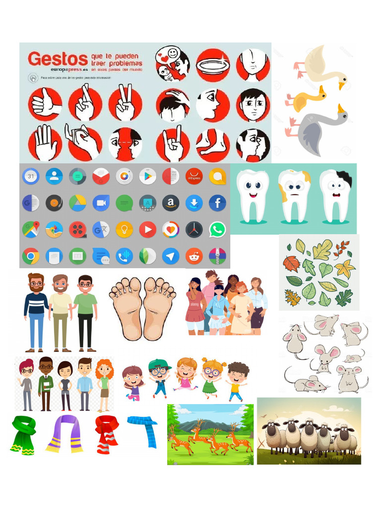 Codigos Gestuales Imagenes | PDF
