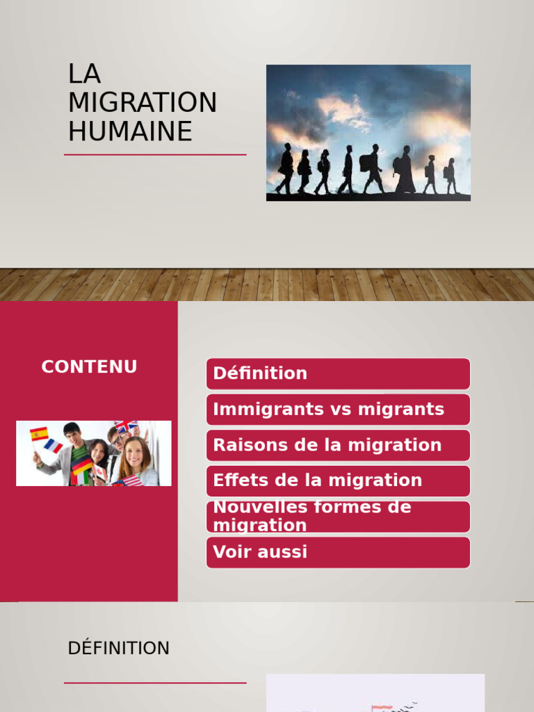 La Migration Humaine-1 | PDF
