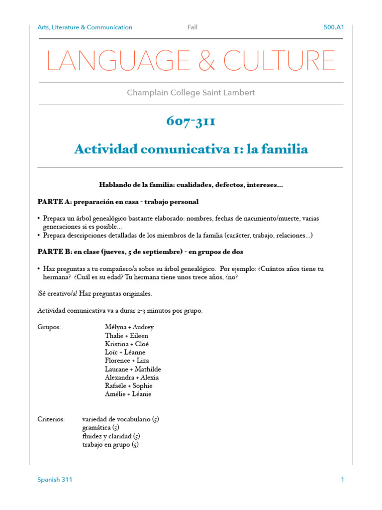 Actividad Comunicativa 1 F24 PDF | PDF