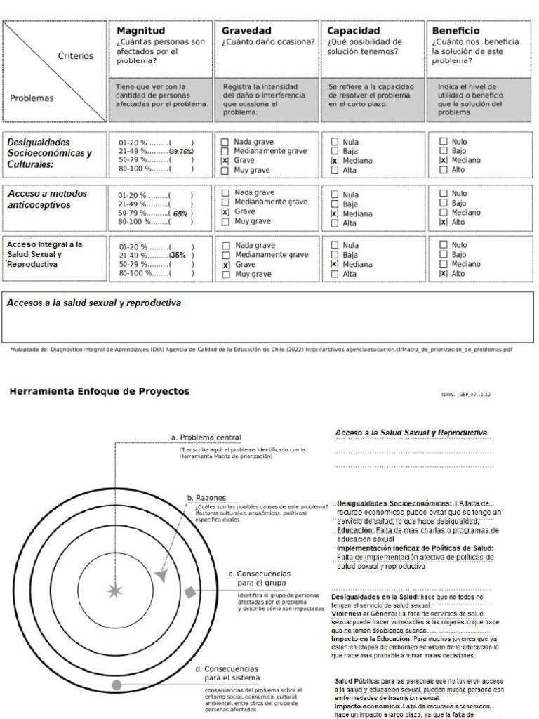 Matriz de Priorizacion de Problemas - John Rondon | PDF