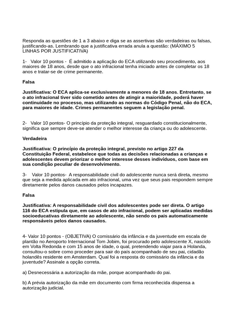 Prova ECA 1 AVD | PDF