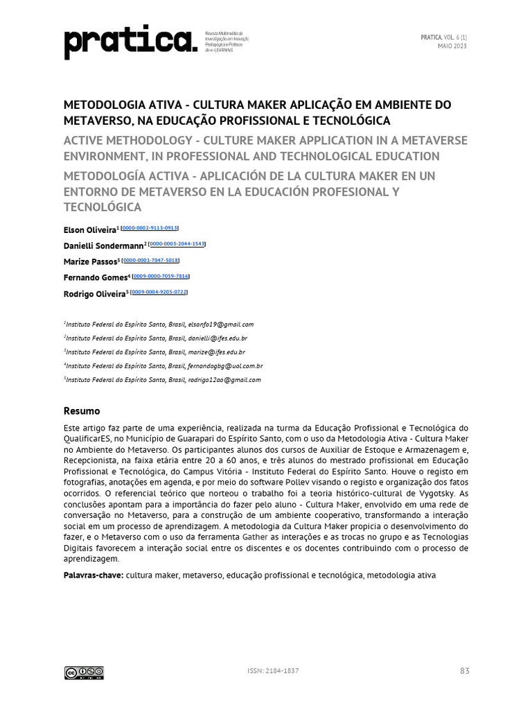 Metodologia Ativa | PDF