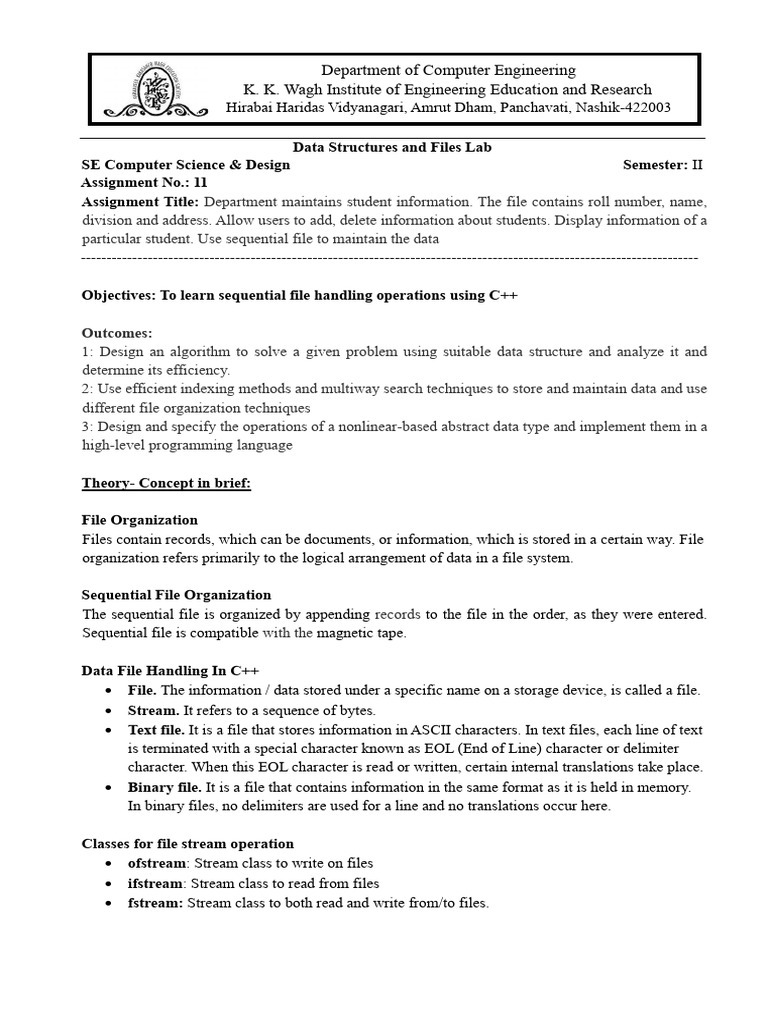DSA Lab Practical-11 | PDF